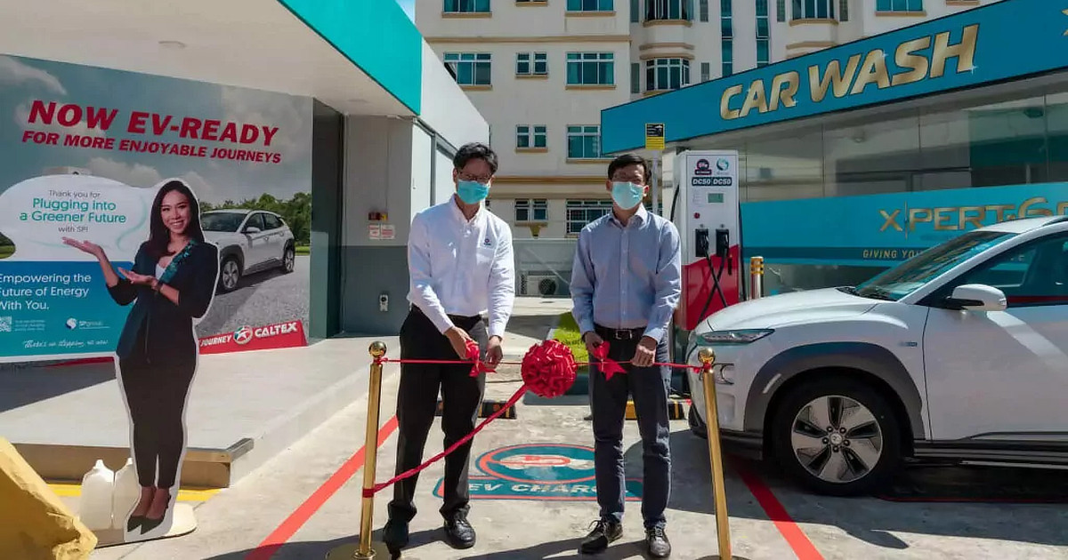 SP Group partners Chevron to offer electric vehicle charging at ...